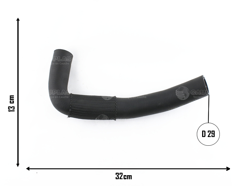 Manguera SUPERIOR, TOMA DE LLENADO A MOTOR Radiador – Distribuidora AH