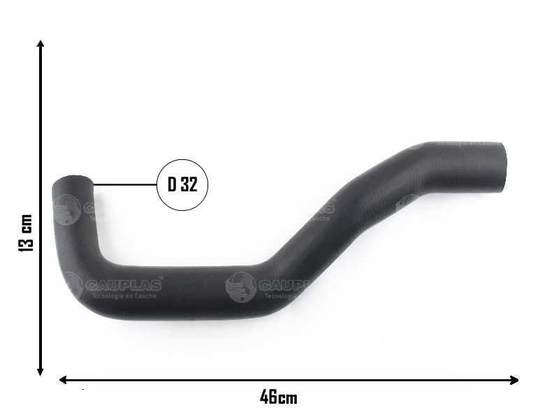 Manguera Inferior de Radiador 19221 – Distribuidora AH